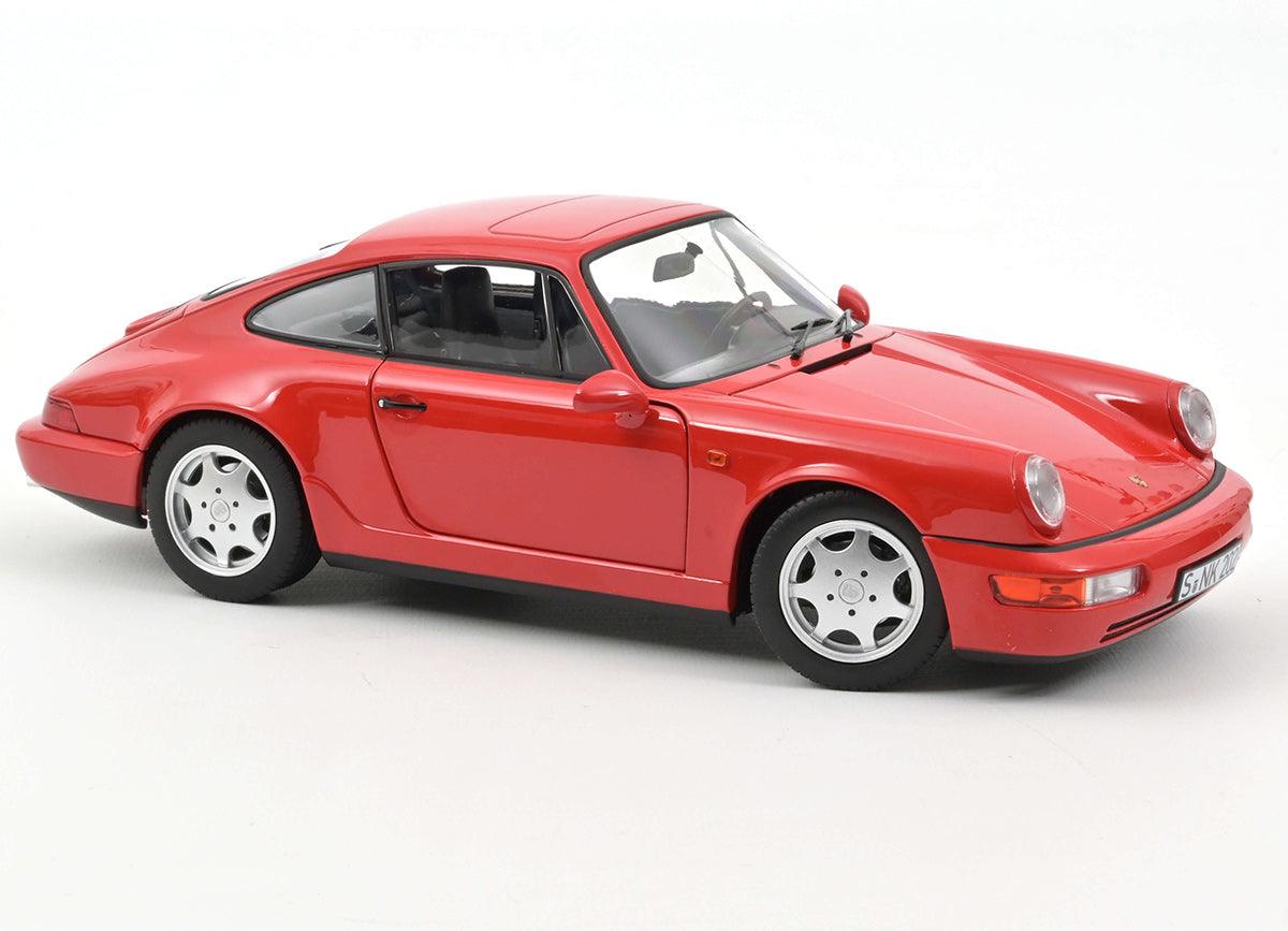 Norev Porsche 911 Carrera 2 1990 - Red 1:18 Model - Artexio